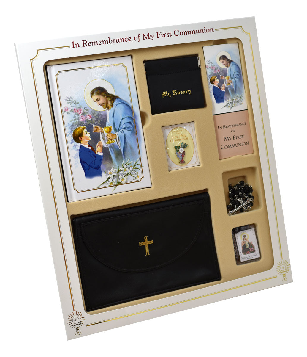 Boys First Holy Communion Set - Complete Gift Box – St. Anthony's Book ...
